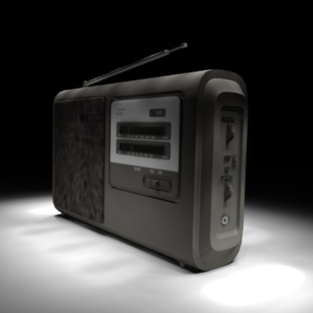 Portable Radio 3d Model
