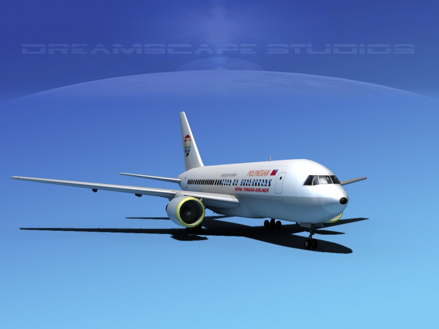 3d Model Boeing 767 767-100