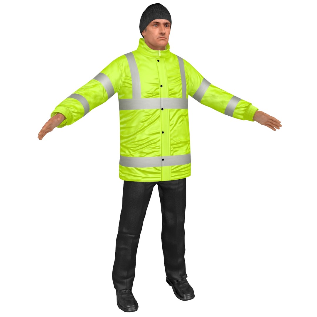 3D Safety Steward - TurboSquid 1378783