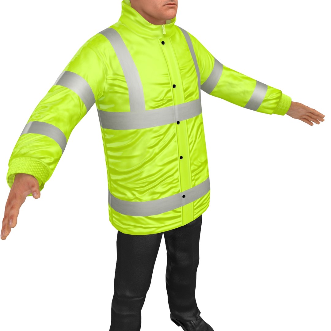 3D safety steward - TurboSquid 1378783