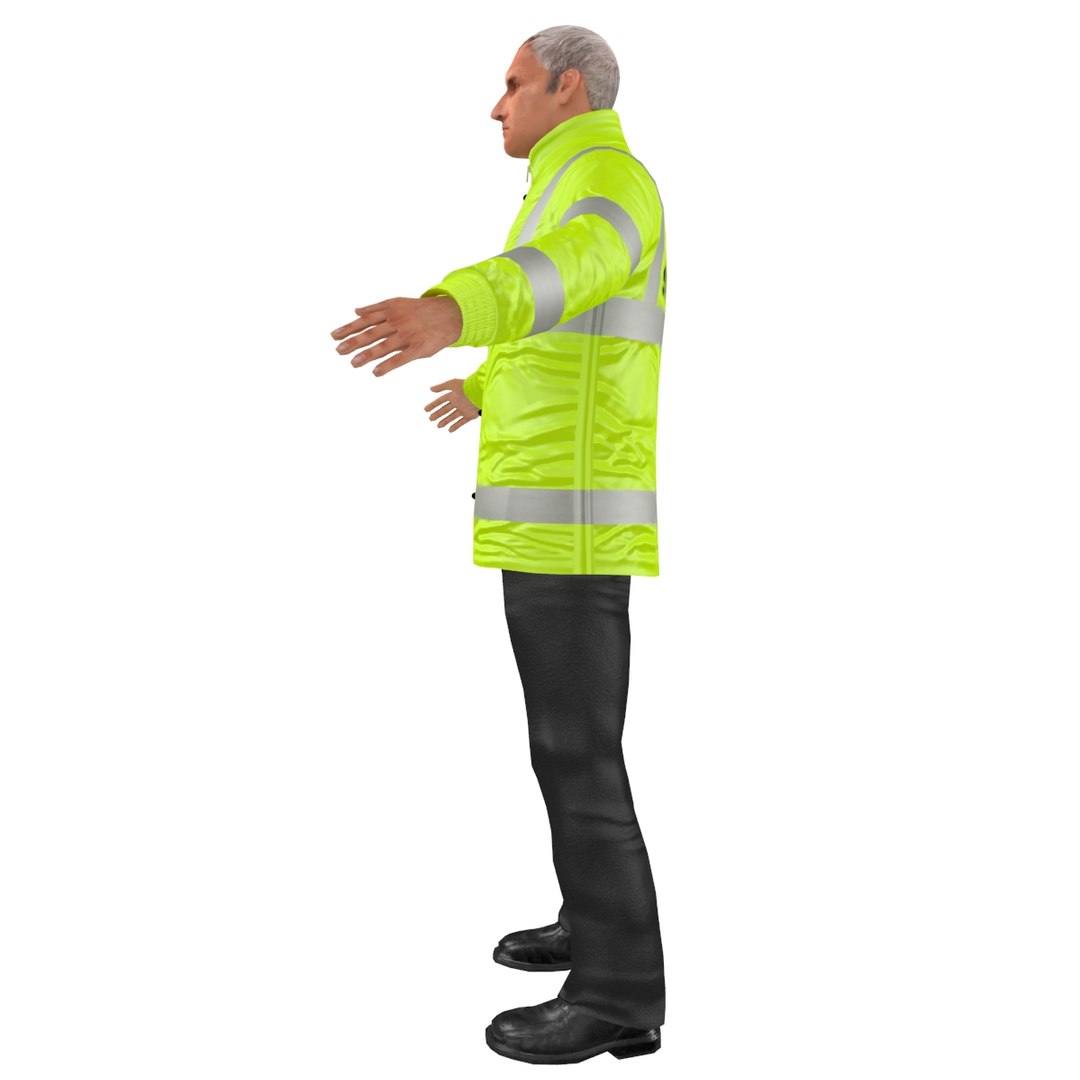 3D Safety Steward - TurboSquid 1378783