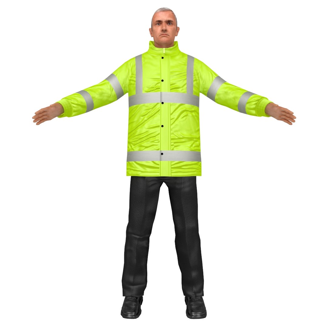 3D Safety Steward - TurboSquid 1378783