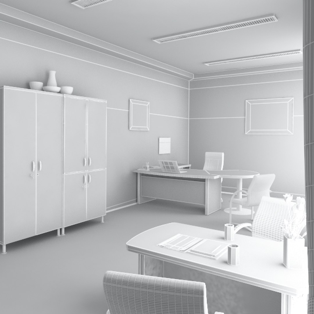 3d model office design