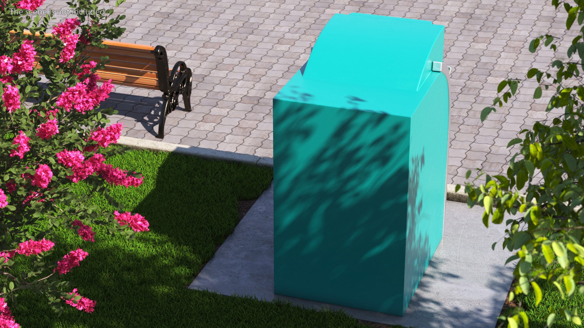 Drop Box Open Large 3D Model - TurboSquid 2028915