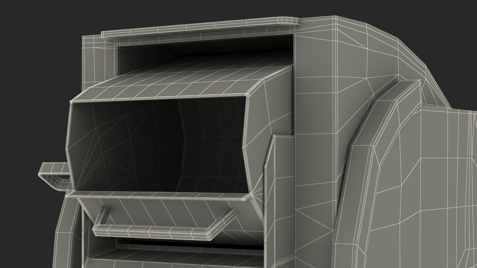 Drop Box Open Large 3D model - TurboSquid 2028915