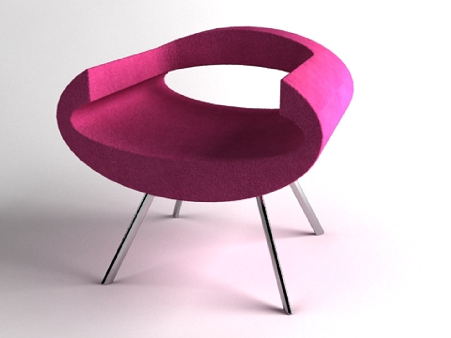 Max Pink Eye Chair