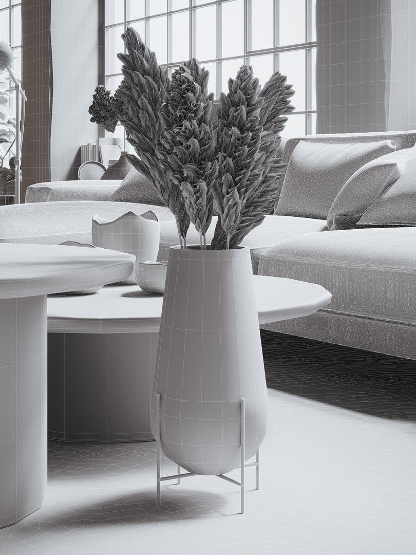 3D Boho Design Interior Scene For Cinema 4D And Octane Render ...