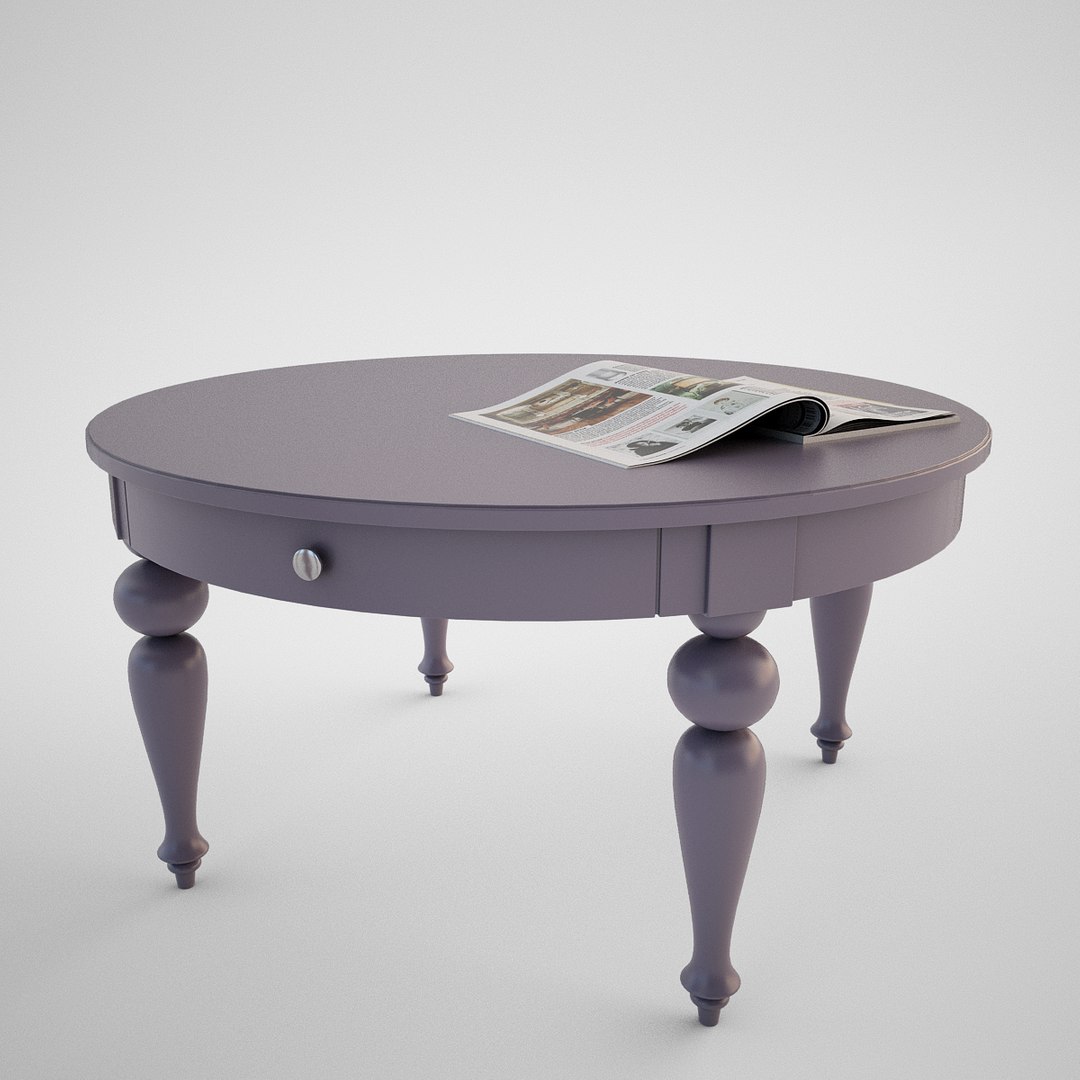 3d Photorealistic Ikea Isala Tables Model