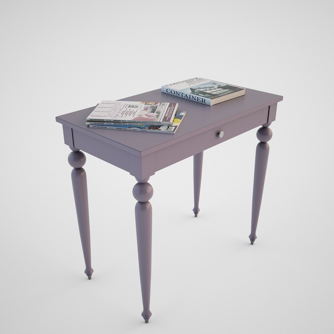 3d Photorealistic Ikea Isala Tables Model