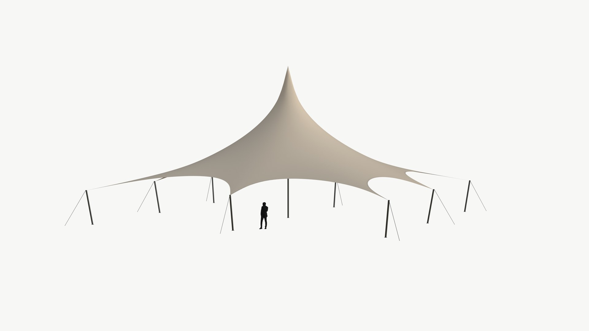 Stretch Tent Architecture 3D - TurboSquid 2115733