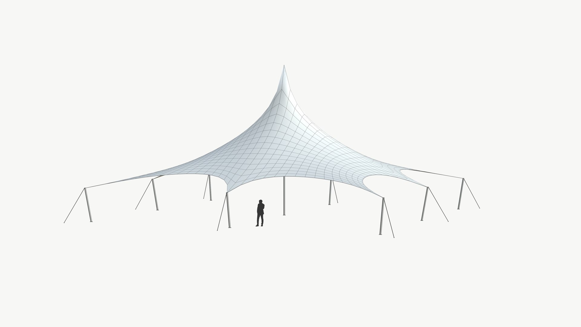 Stretch Tent Architecture 3D - TurboSquid 2115733