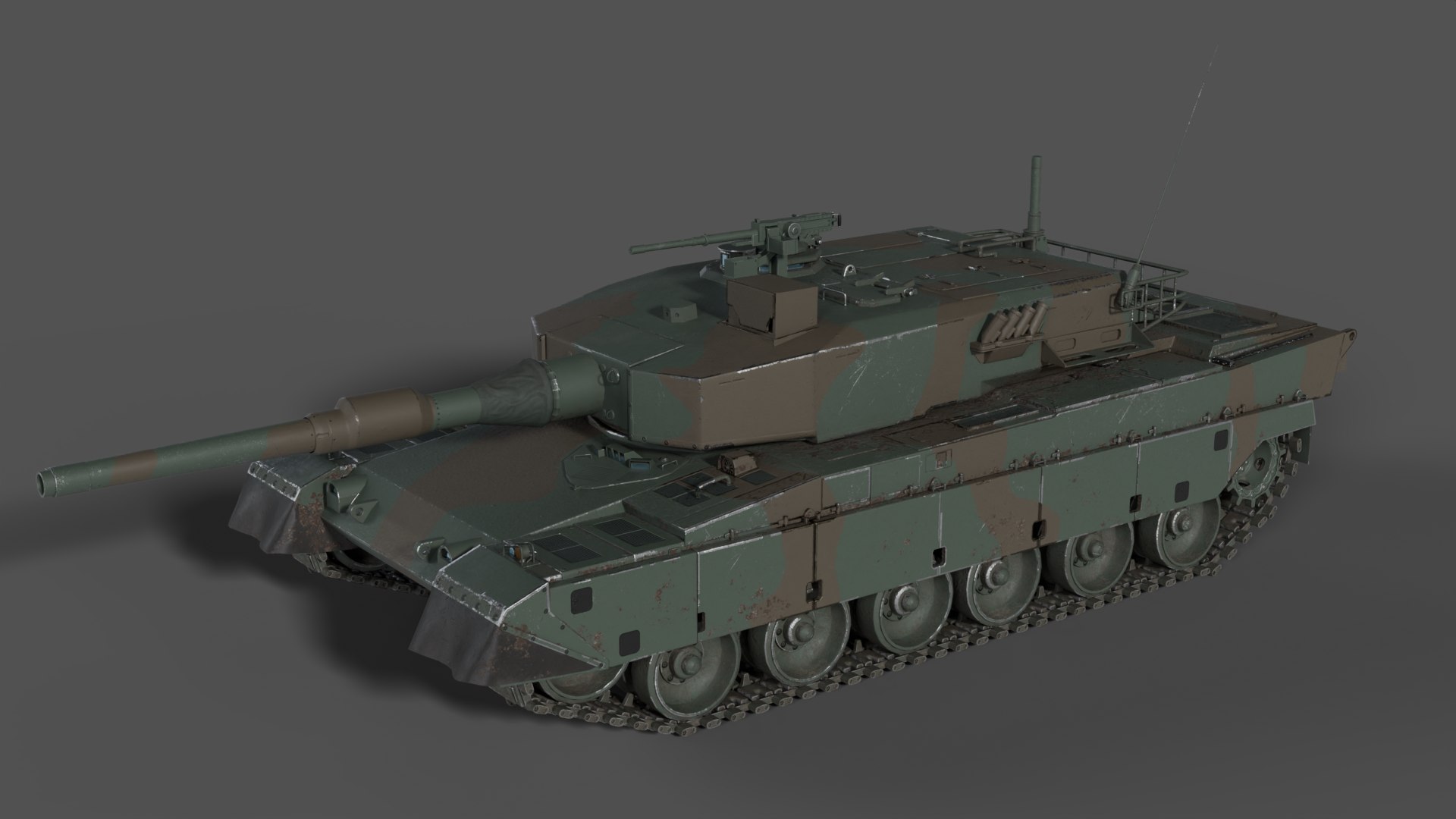 Type-90 3D Model - TurboSquid 2346354