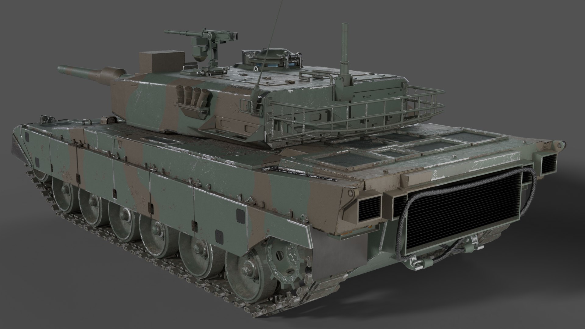 Type-90 3D Model - TurboSquid 2346354