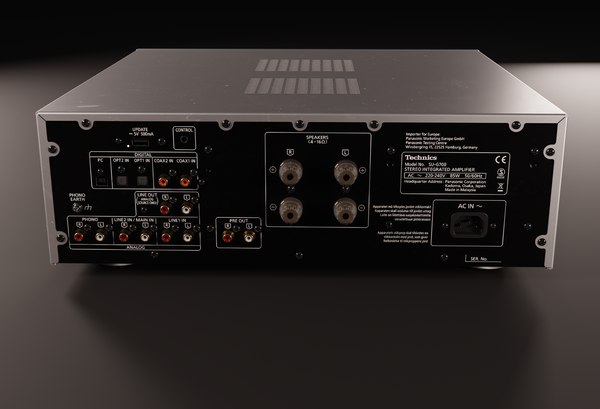 3D amplifier stereo technics model - TurboSquid 1675803