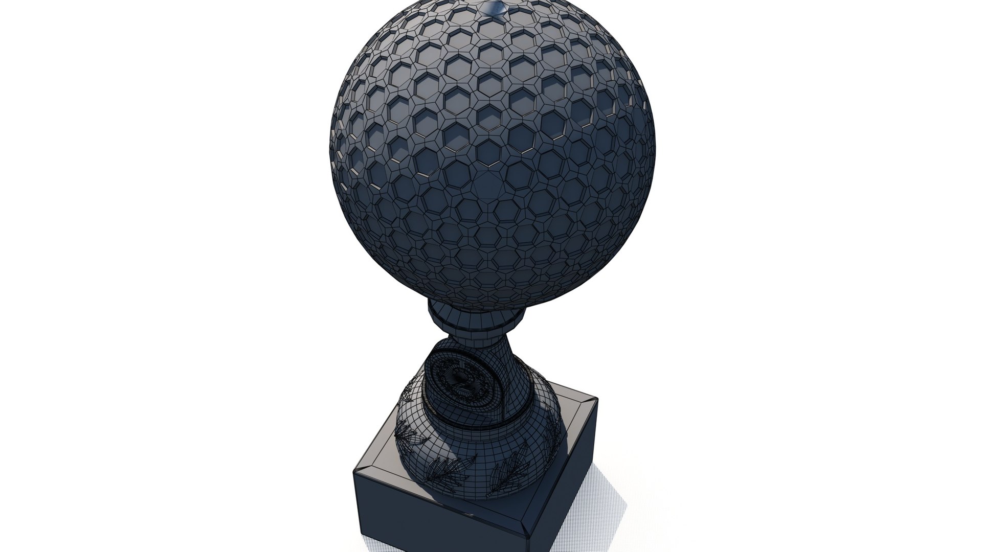 Golf Winner Sport Cup 3D Model - TurboSquid 1786861