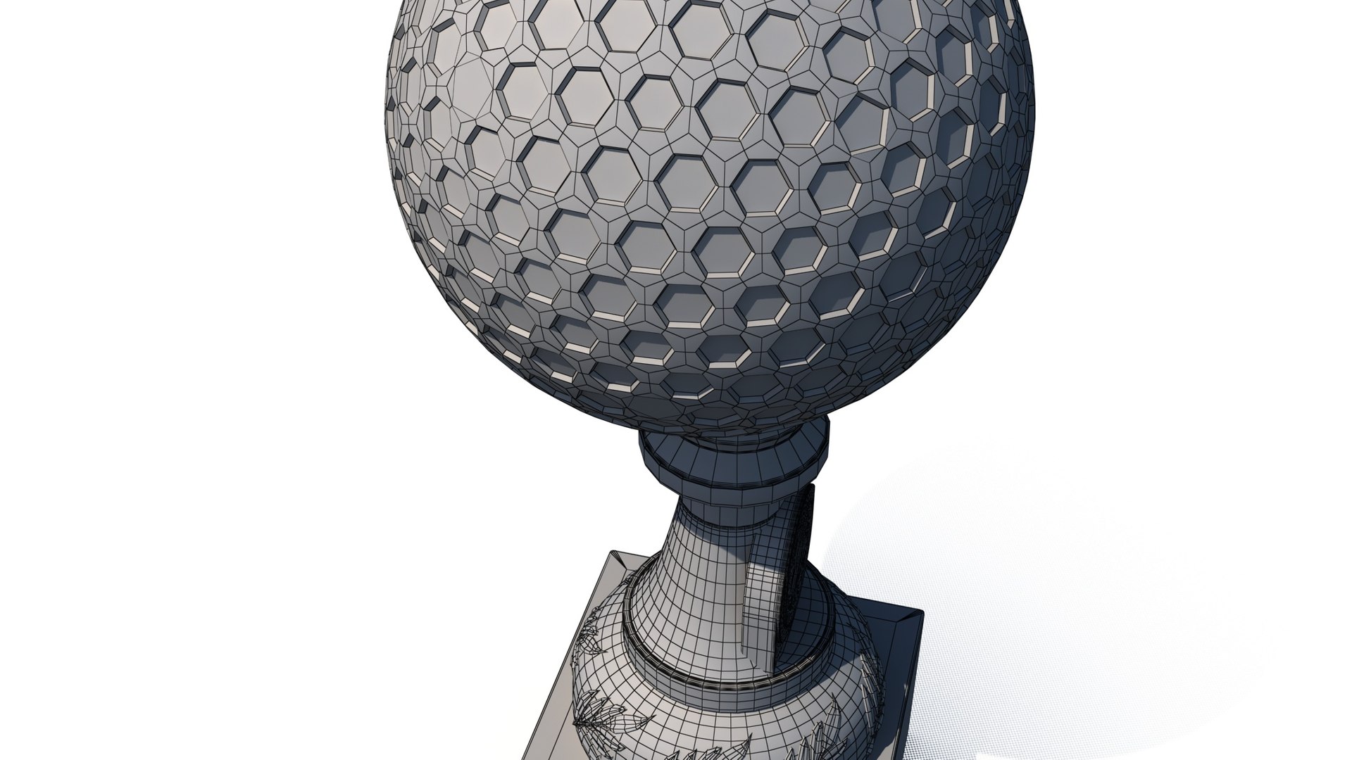 Golf Winner Sport Cup 3D Model - TurboSquid 1786861
