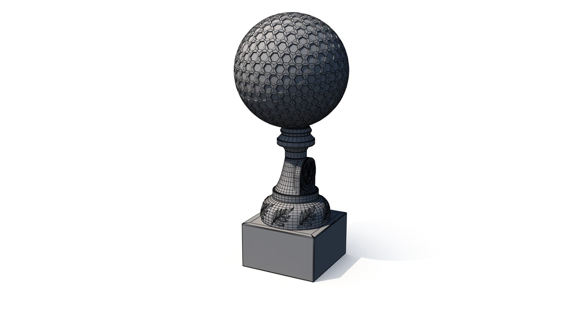Golf Winner Sport Cup 3D Model - TurboSquid 1786861