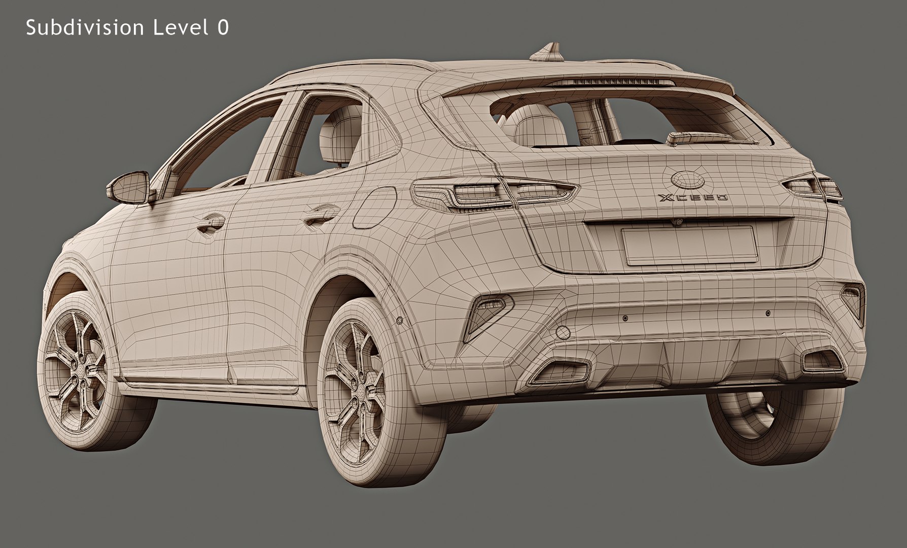 3D 2020 Kia Xceed Model - TurboSquid 1466077