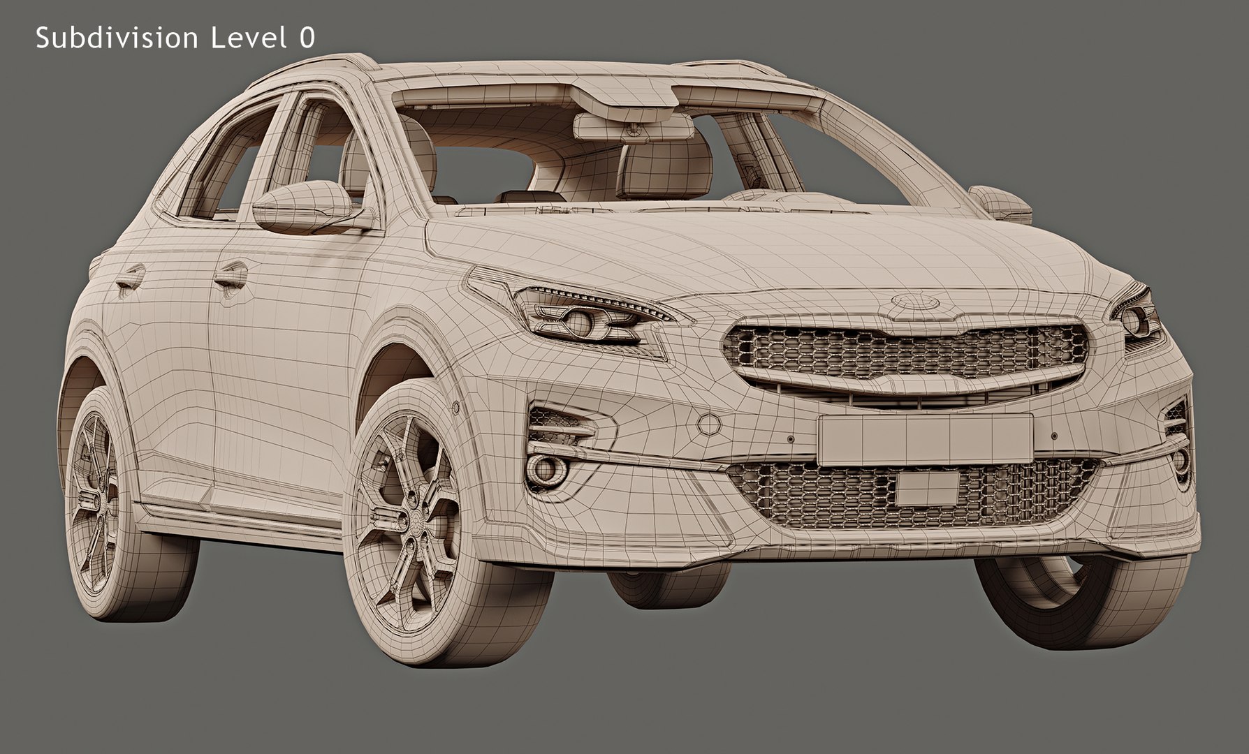 3D 2020 Kia Xceed Model - TurboSquid 1466077
