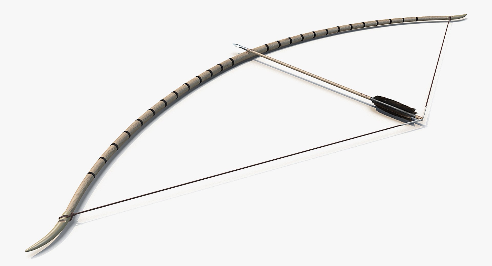 3D Armed Viking Bow Arrow Model - TurboSquid 1362560