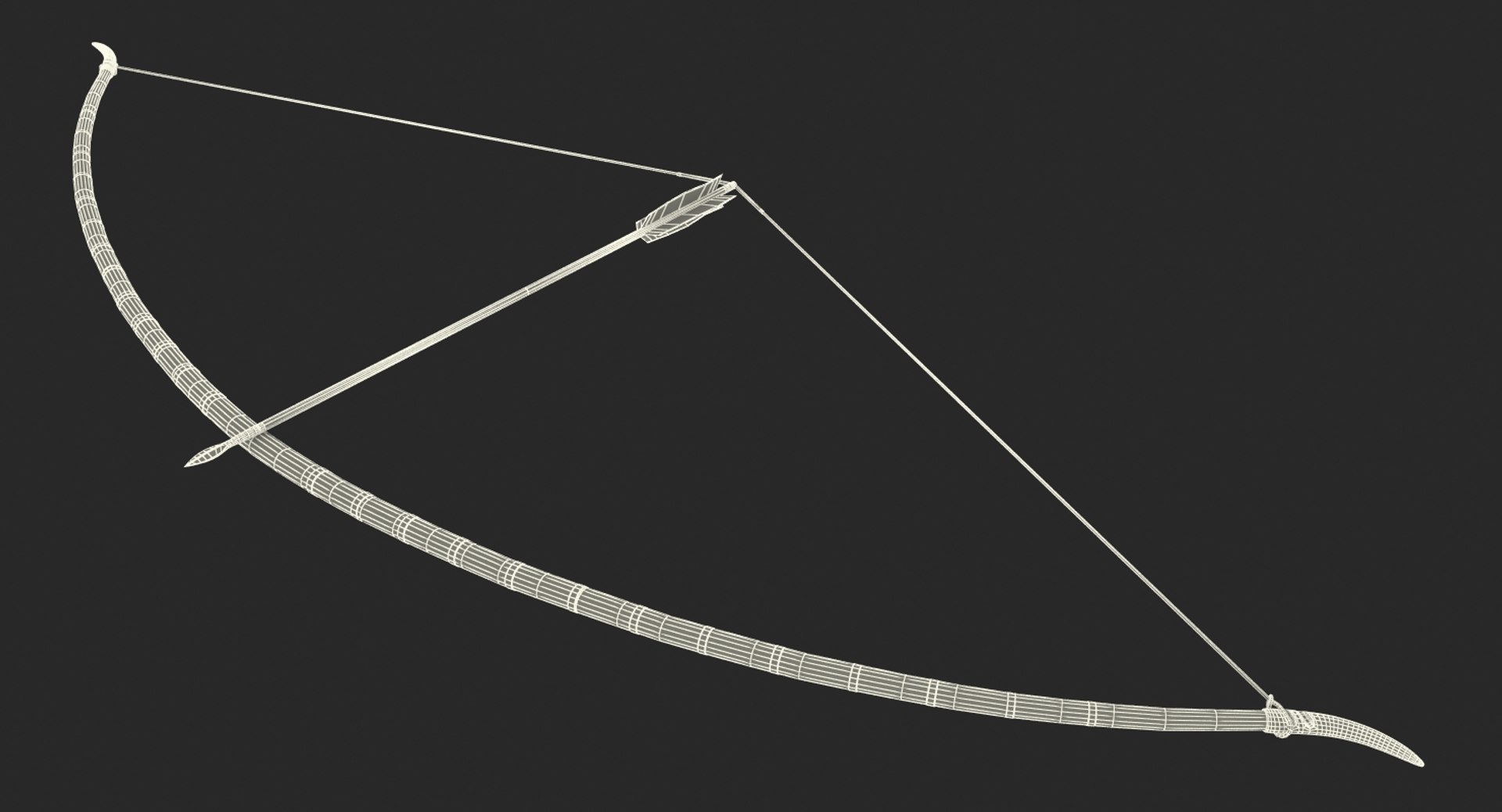 3D Armed Viking Bow Arrow Model - TurboSquid 1362560