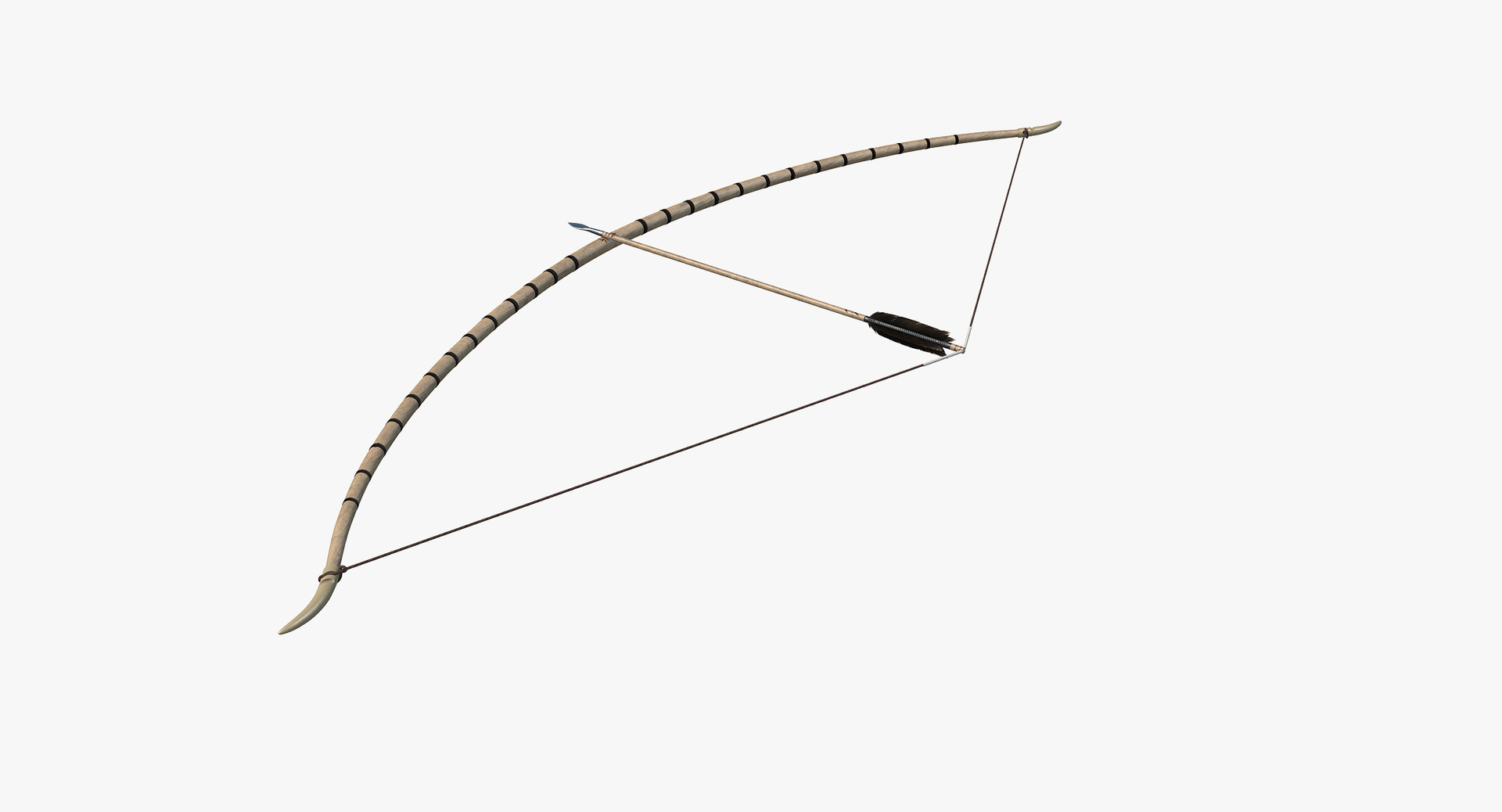 3D Armed Viking Bow Arrow Model - TurboSquid 1362560