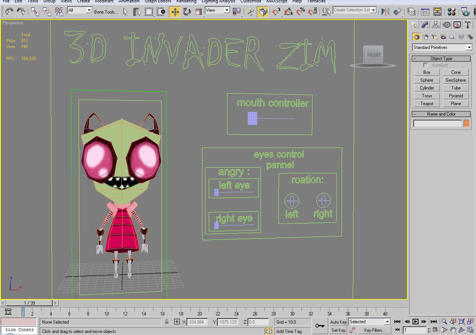 Zim 3d Max