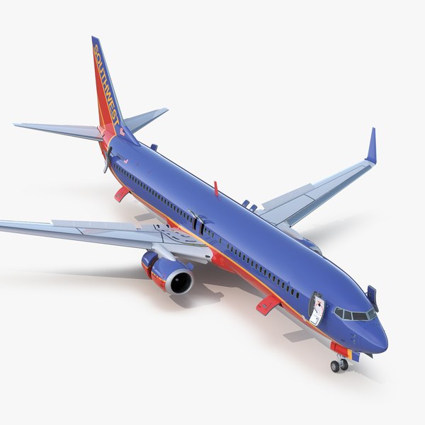 3D модель Boeing 737-900 ER авиакомпании Southwest Airlines с ...
