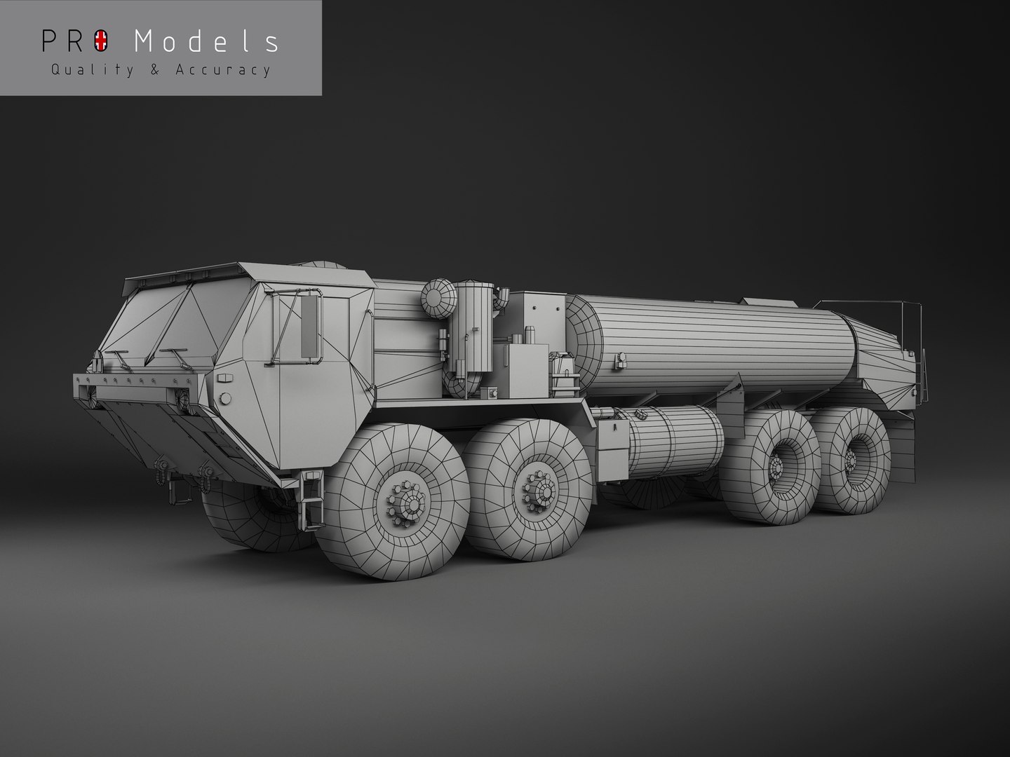 3d Model Of Hemtt M978 Oshkosh Military
