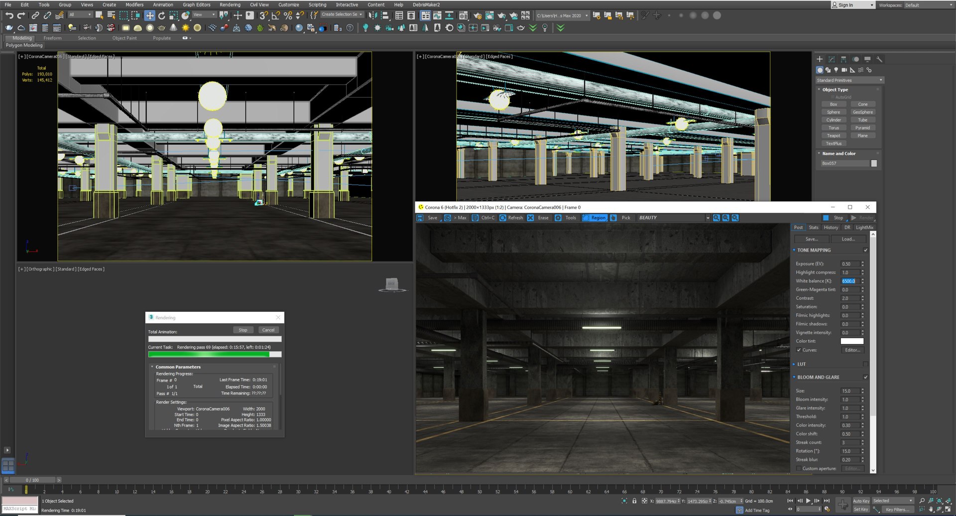 Basement Low Poly Underground Parking 02 3D Model - TurboSquid 2070601