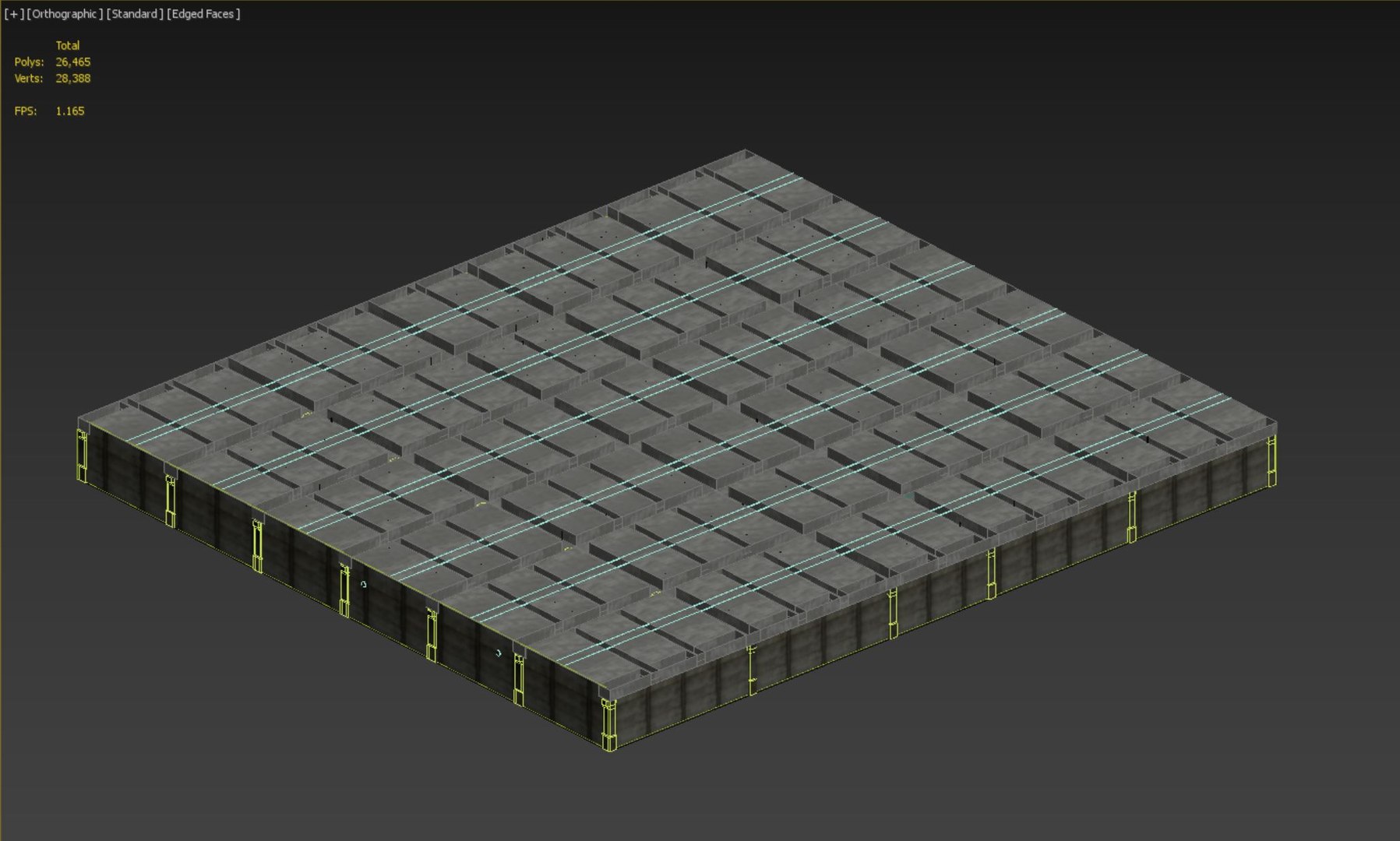 Basement Low Poly Underground Parking 02 3D Model - TurboSquid 2070601