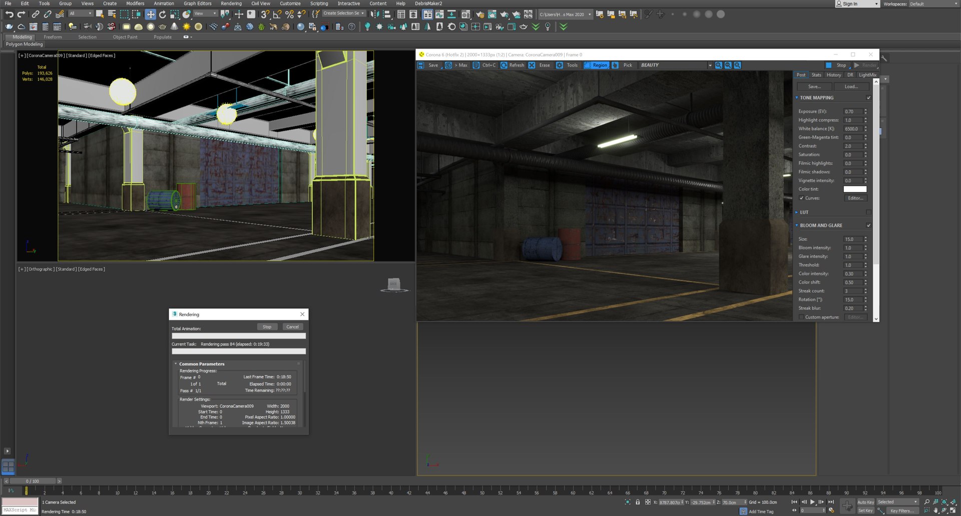 Basement Low Poly Underground Parking 02 3D Model - TurboSquid 2070601