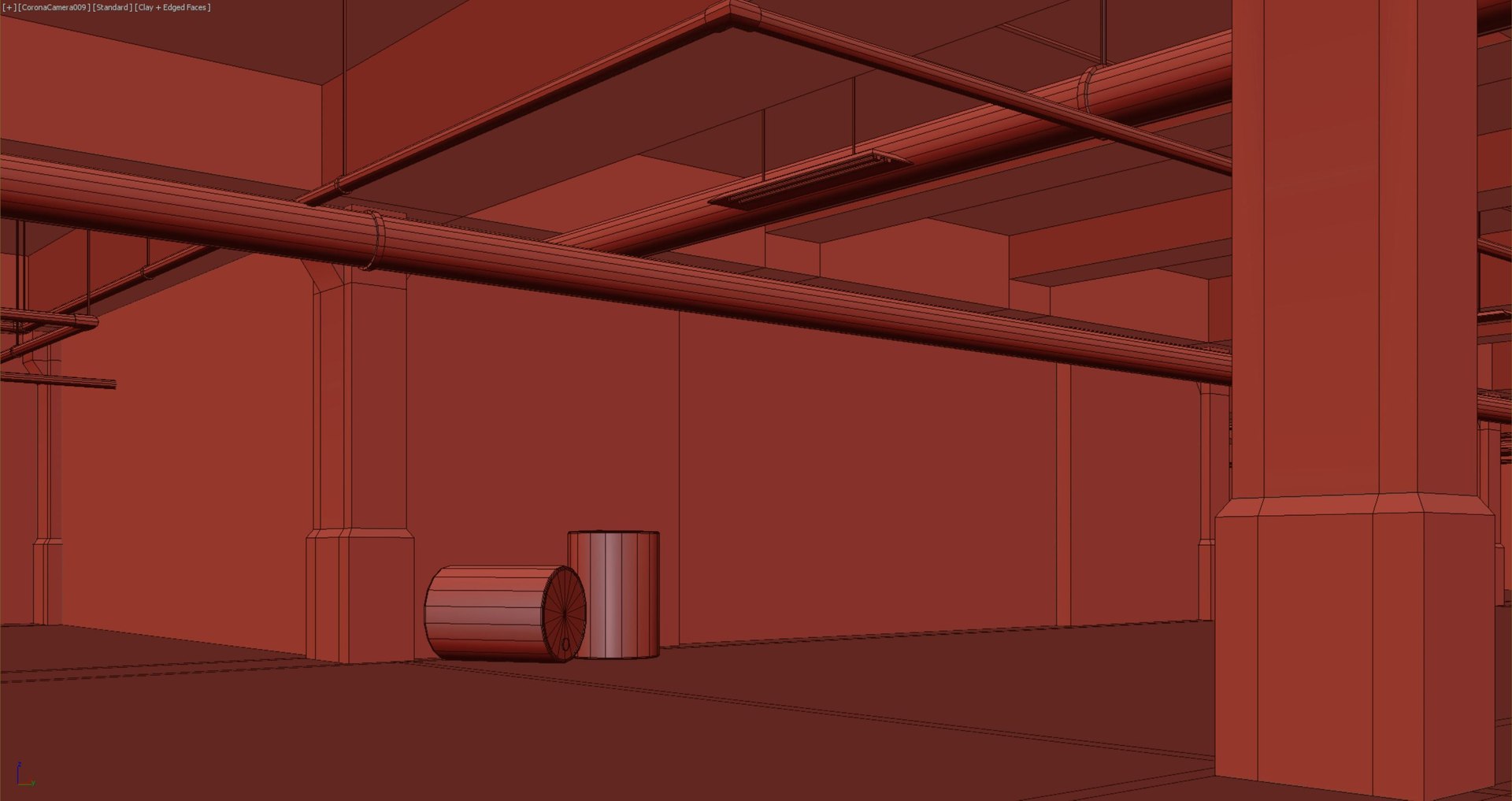 Basement Low Poly Underground Parking 02 3D Model - TurboSquid 2070601