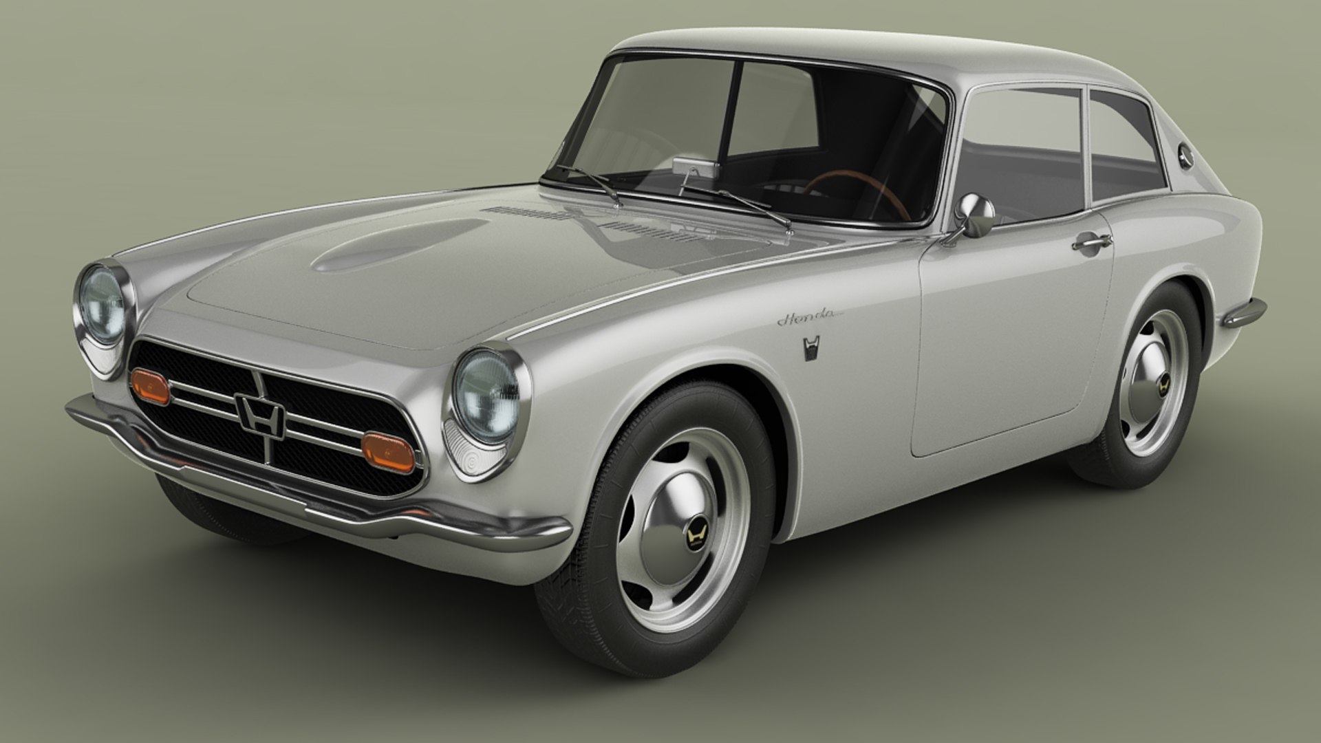 Honda S800 Coupe 3D Model - TurboSquid 2348785