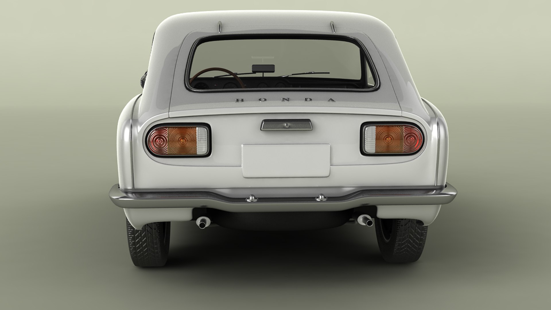 Honda S800 Coupe 3D Model - TurboSquid 2348785