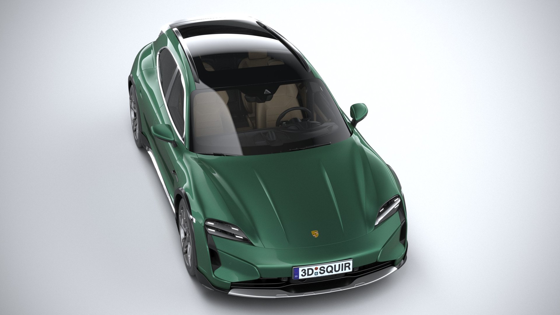 Porsche Taycan Turbo Cross Turismo 2025 3D - TurboSquid 2220291