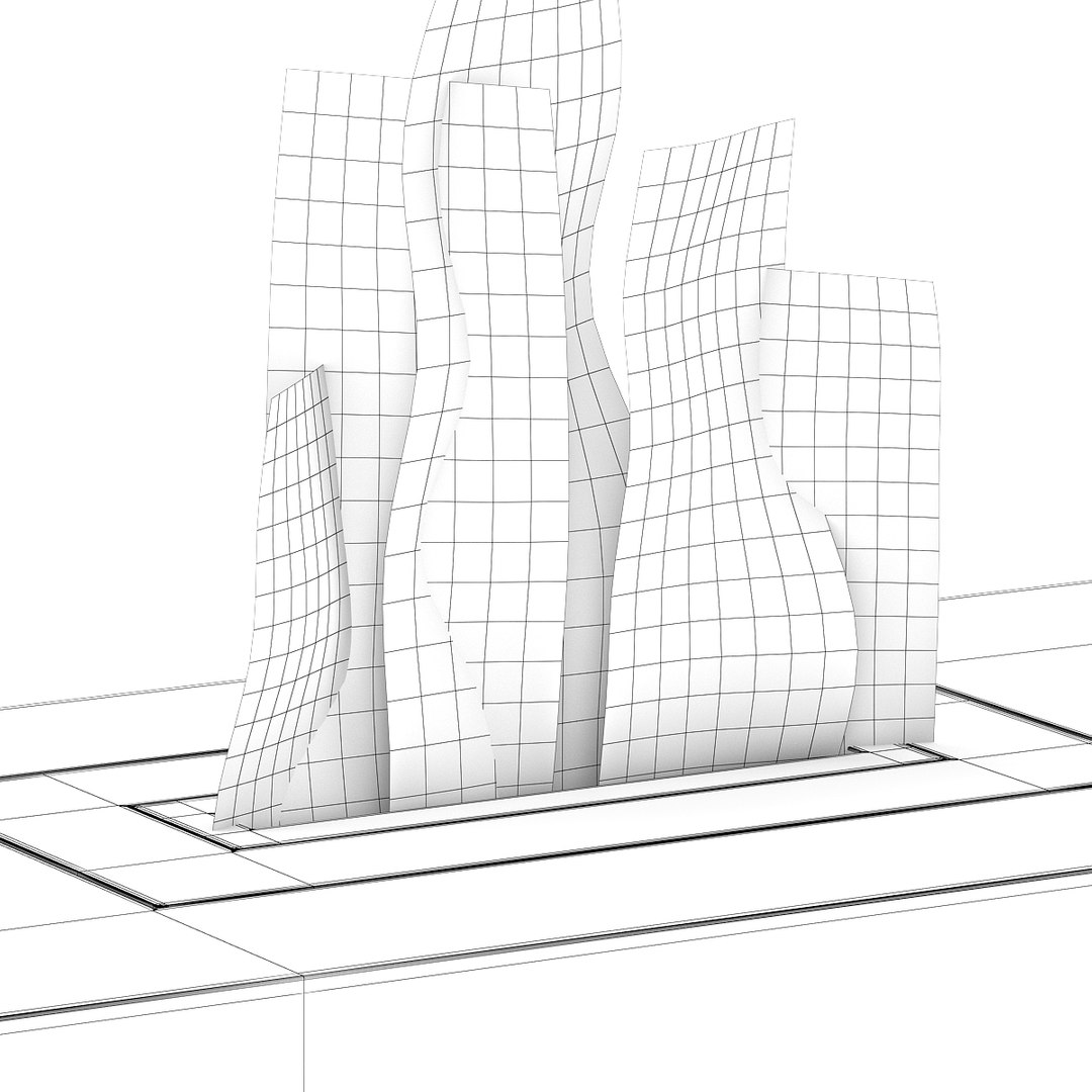 3d Small White Model