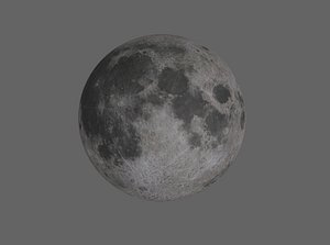 Moon STL Models for Download | TurboSquid