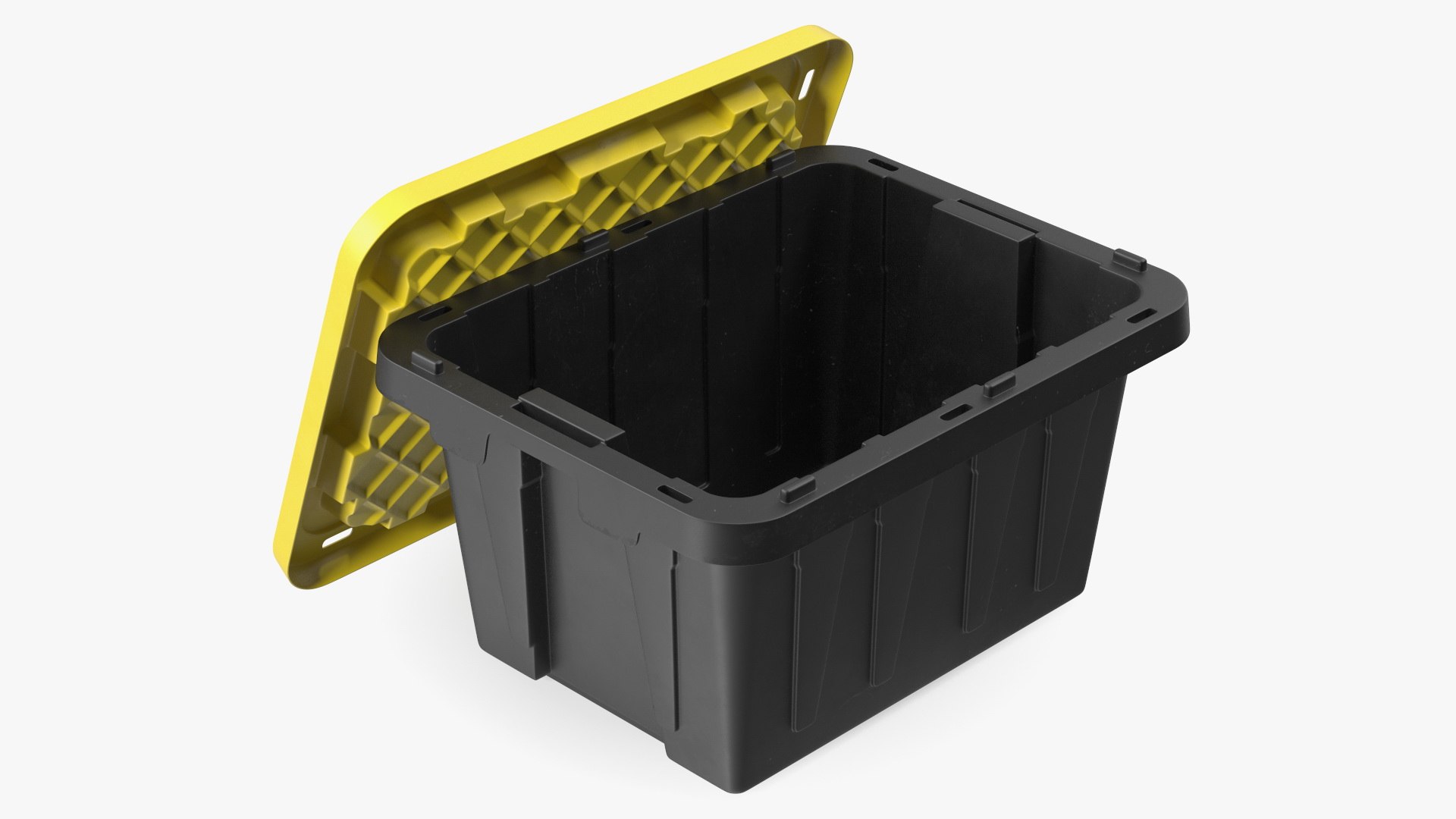 Tough Box Storage Tote With Lid 3D - TurboSquid 1905469