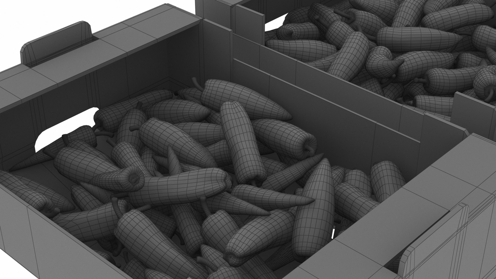 Fruit Cardboard Box Withs Model - TurboSquid 1542583