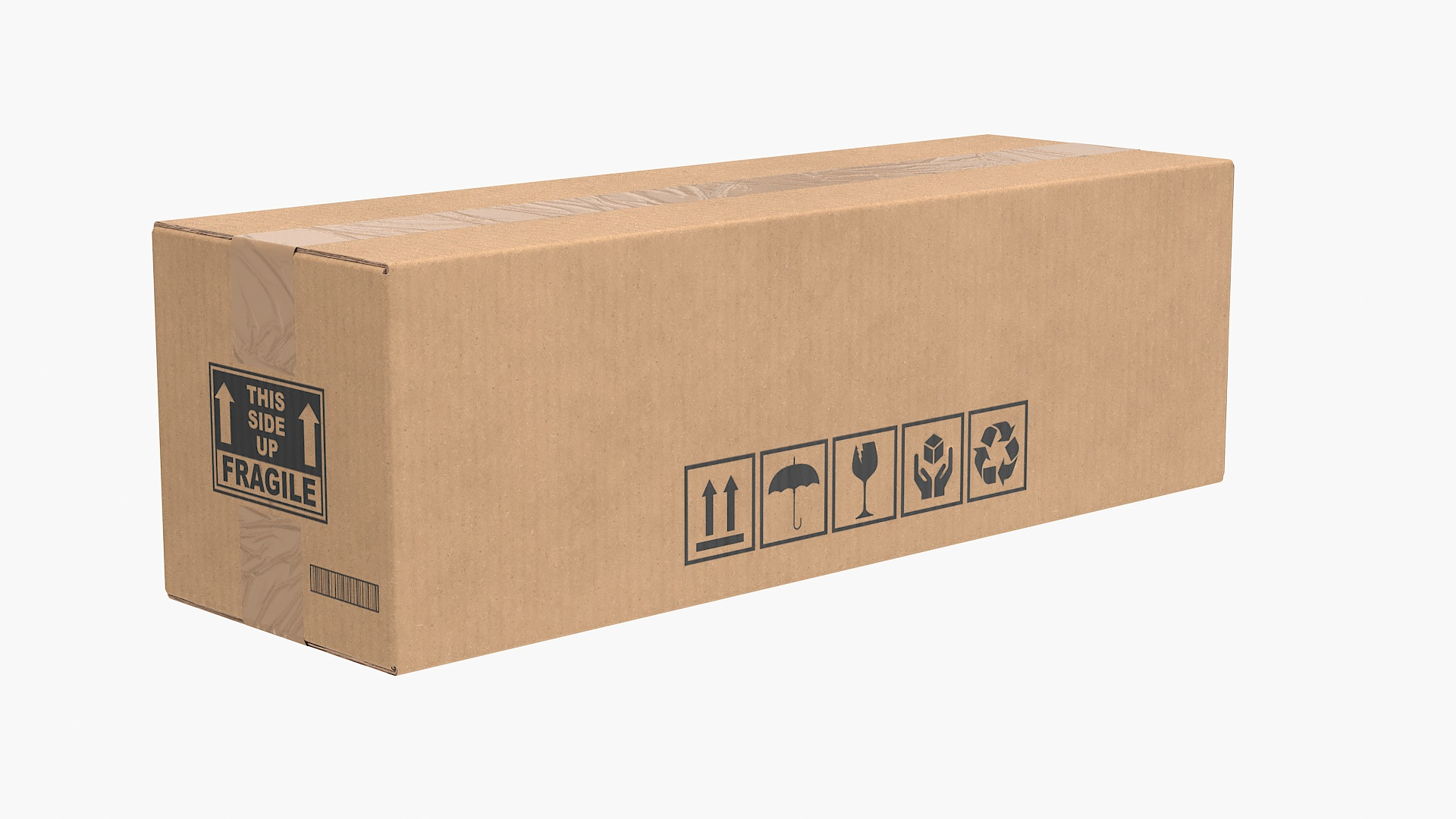3D Cardboard Box 8 Closed V1 Model - TurboSquid 2287092
