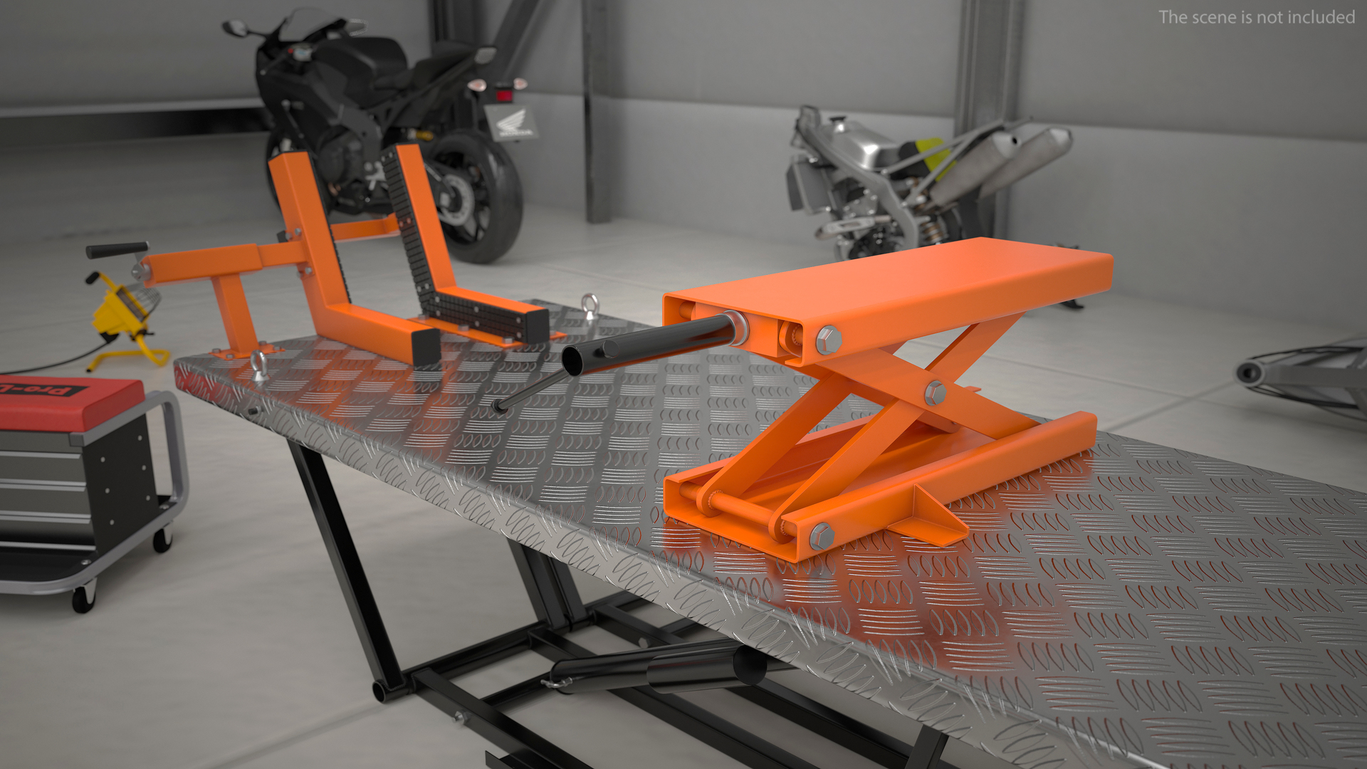 3D motorcycle lift adapter kit - TurboSquid 1681360