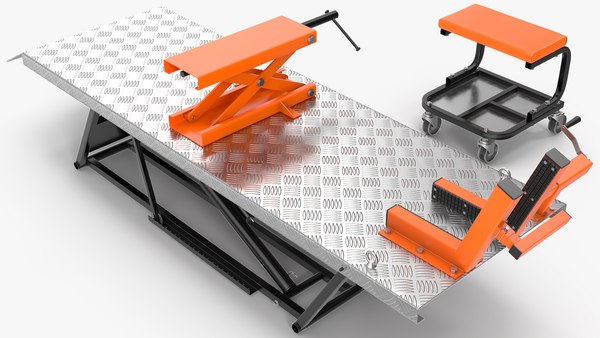 3D motorcycle lift adapter kit - TurboSquid 1681360