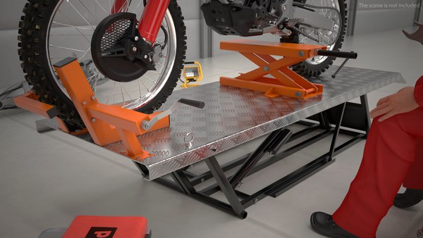 3D motorcycle lift adapter kit - TurboSquid 1681360