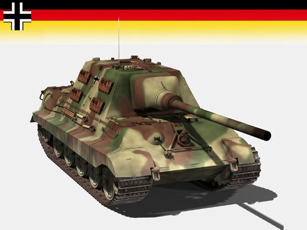 3d german jagdtiger tiger model