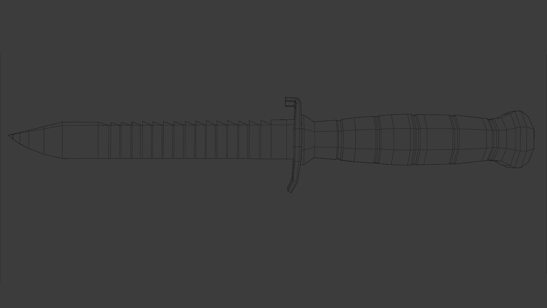 3D Basic Low Poly Knife - TurboSquid 1754772