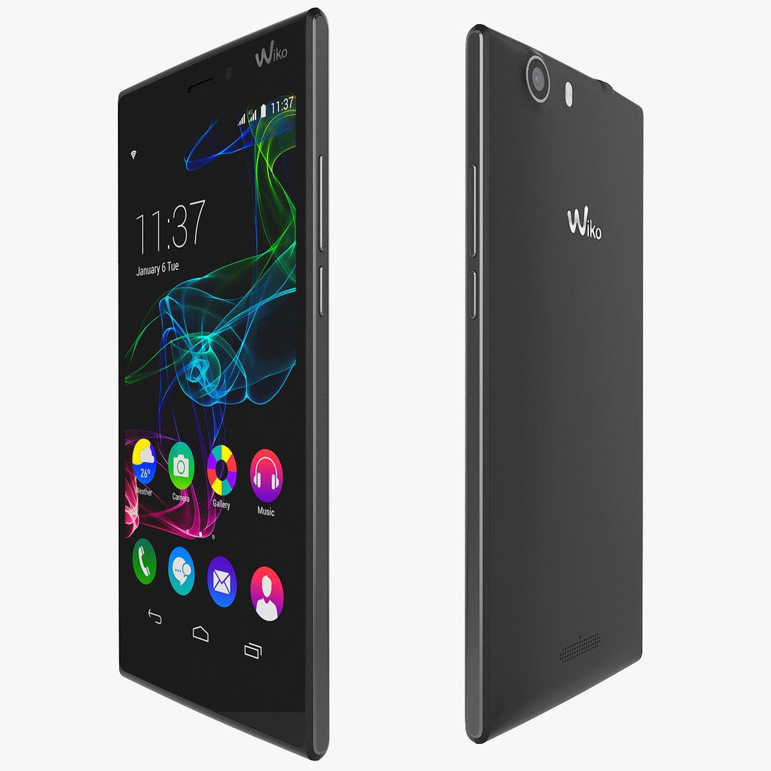 smartphones wiko highway pure 3d model