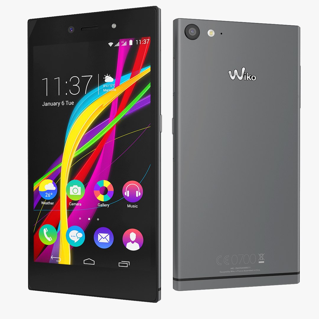 smartphones wiko highway pure 3d model