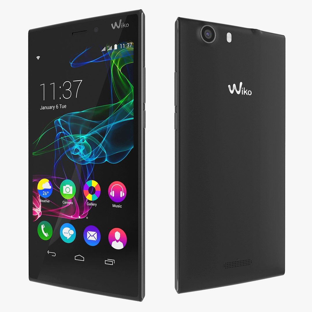 smartphones wiko highway pure 3d model