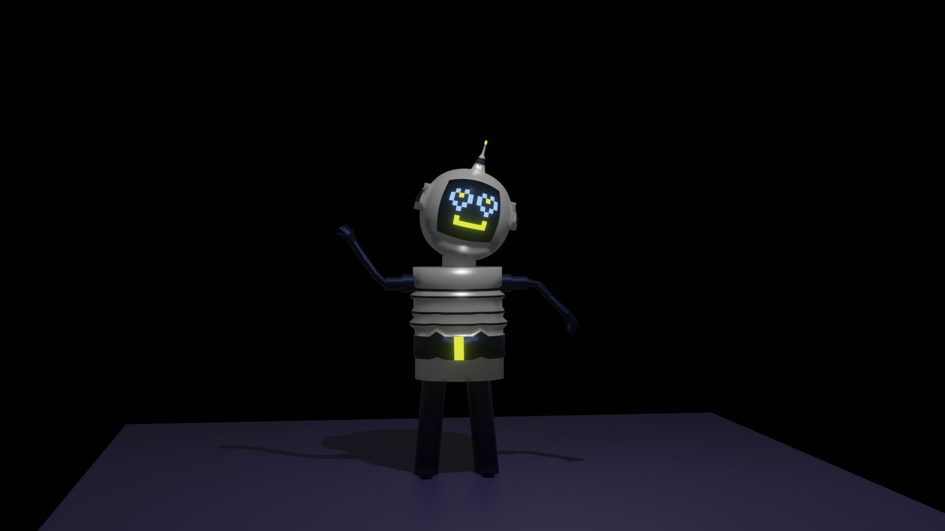 3D Happy Robot Model - TurboSquid 1466903